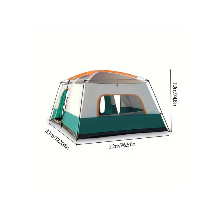 Family Tent with two rooms| sizes S (4-5 People)